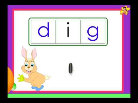 Kindergarten phonics worksheets - words with the short vowel 'i' sound ...
