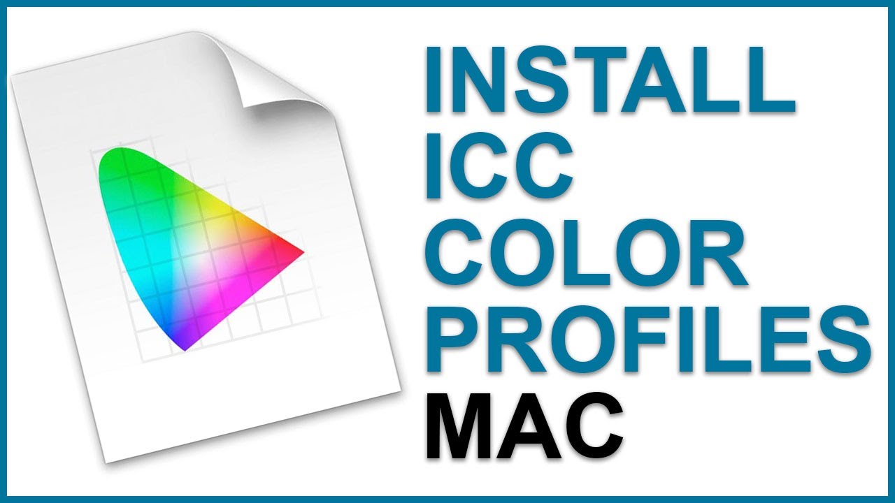 How to Install Color ICC Profiles Mac OS15 Monterey OS14 Sonoma OS13 ...