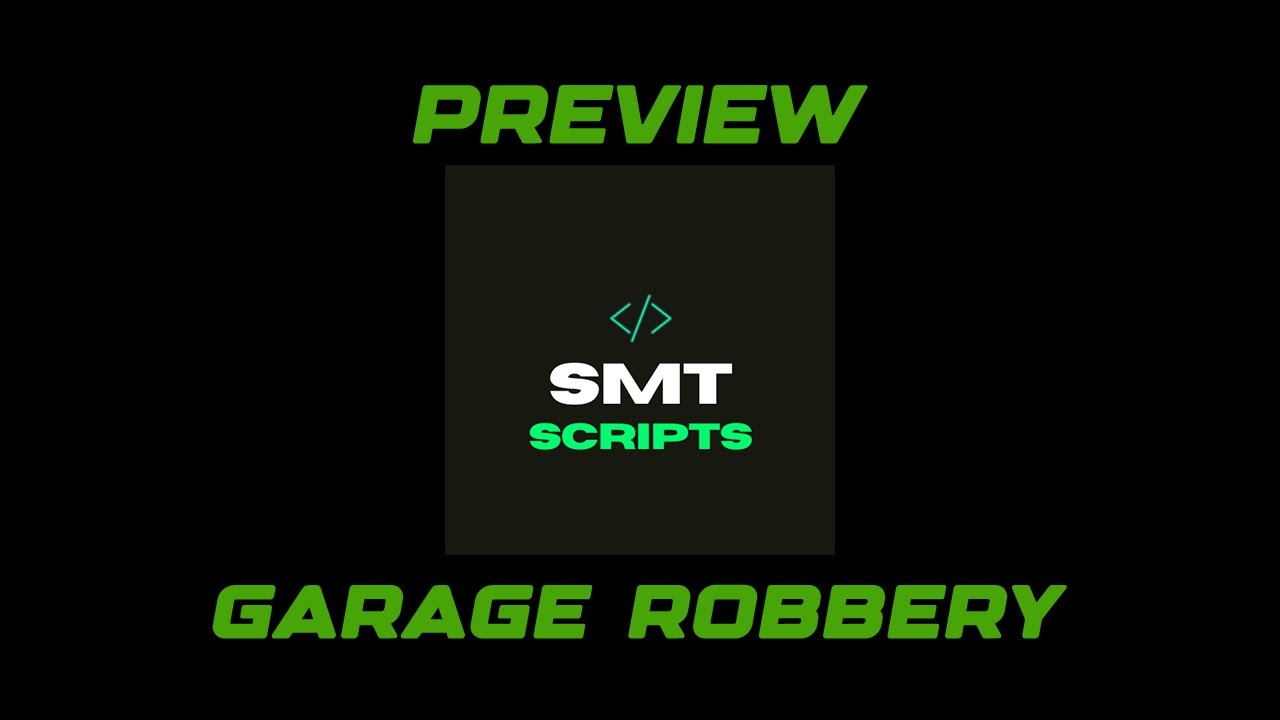 [ESX/QB] FIVEM GARAGE ROBBERY SCRIPT | PREVIEW | FREE - YouTube