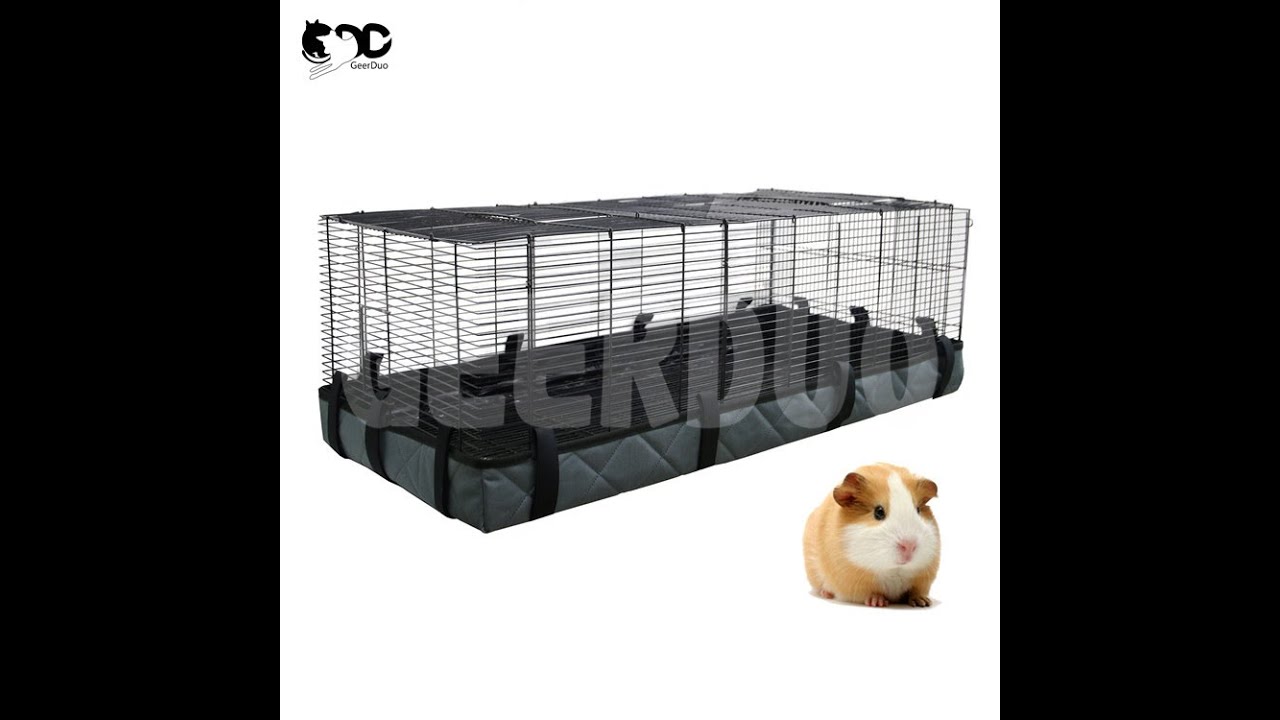 Canvas Cage Bottom Cover with Waterproof Shell Shield - YouTube