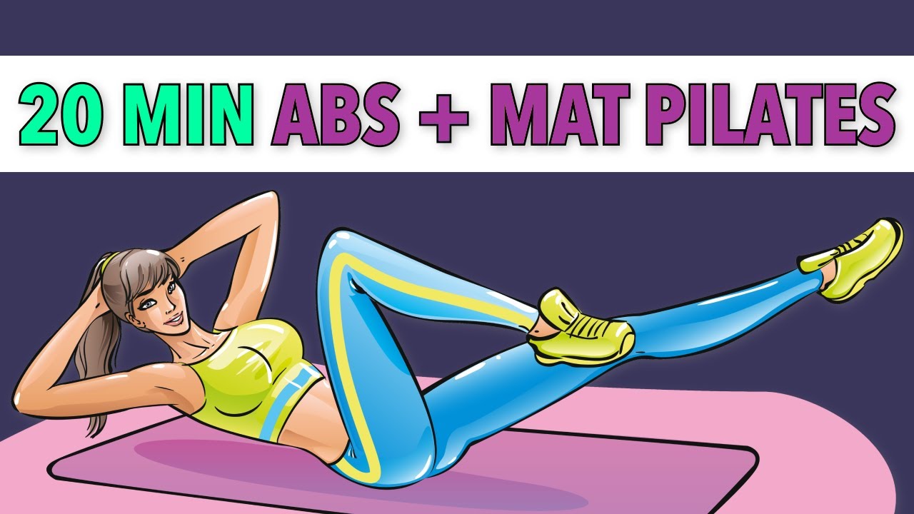 20-MINUTE ABS + MAT PILATES INSPIRED WORKOUT - YouTube