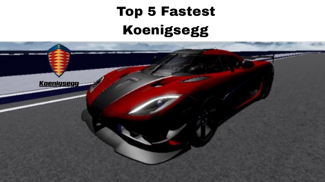 Top 5 Fastest Koenigsegg In Car Driving Ultimate Mobile Gameplay ...