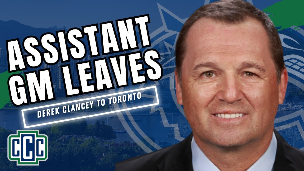 ASSISTANT GM DEREK CLANCEY LEAVES FOR THE MAPLE LEAFS - YouTube