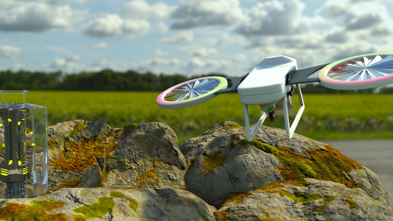 simple drone animation - YouTube