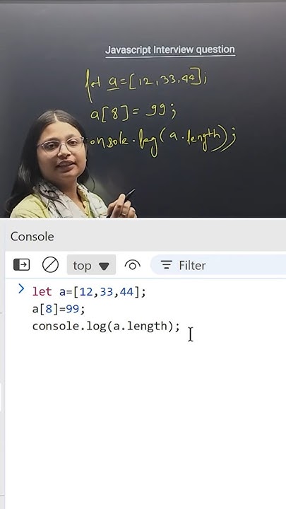 js array length after a[8] = 99? most get this wrong 😵 | Programming ...