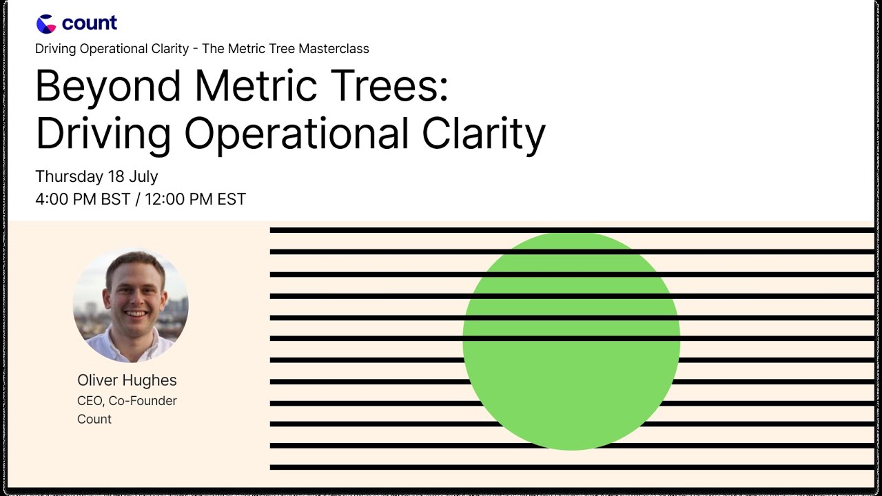 Beyond Metric Trees: Driving Operational Clarity - YouTube