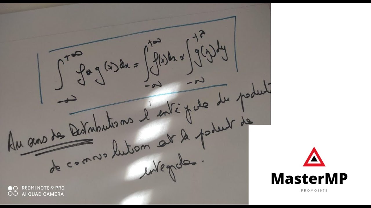 distribution associée au produit de convolution de deux fonctions ...