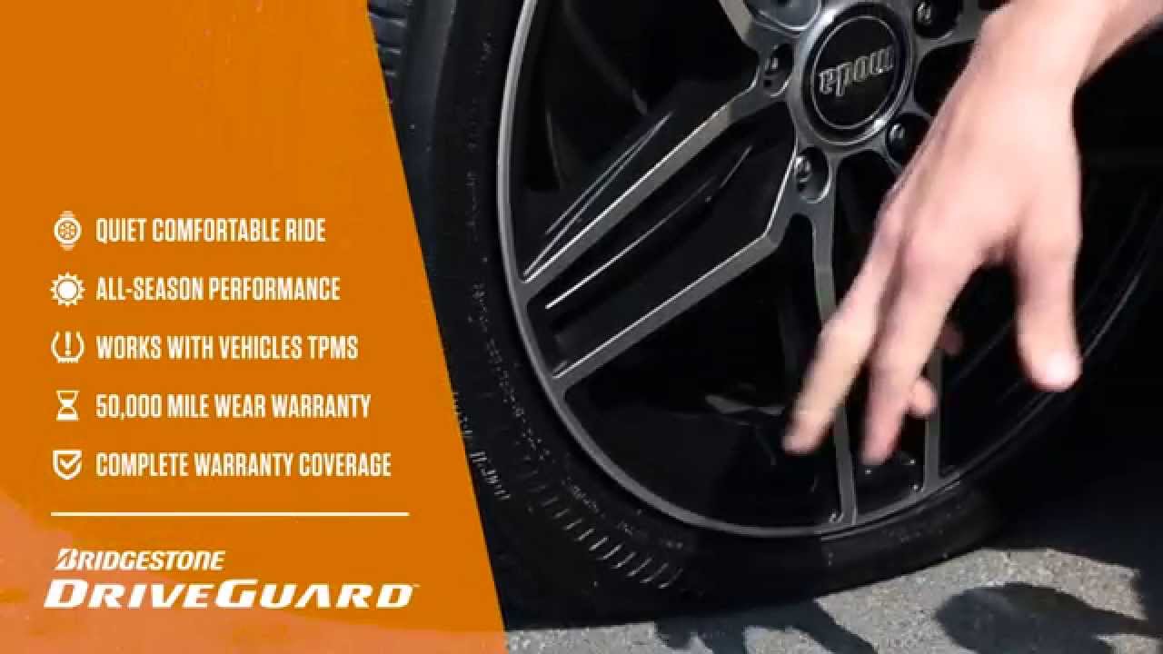 Driveguard Run Flat Tire Technology - YouTube
