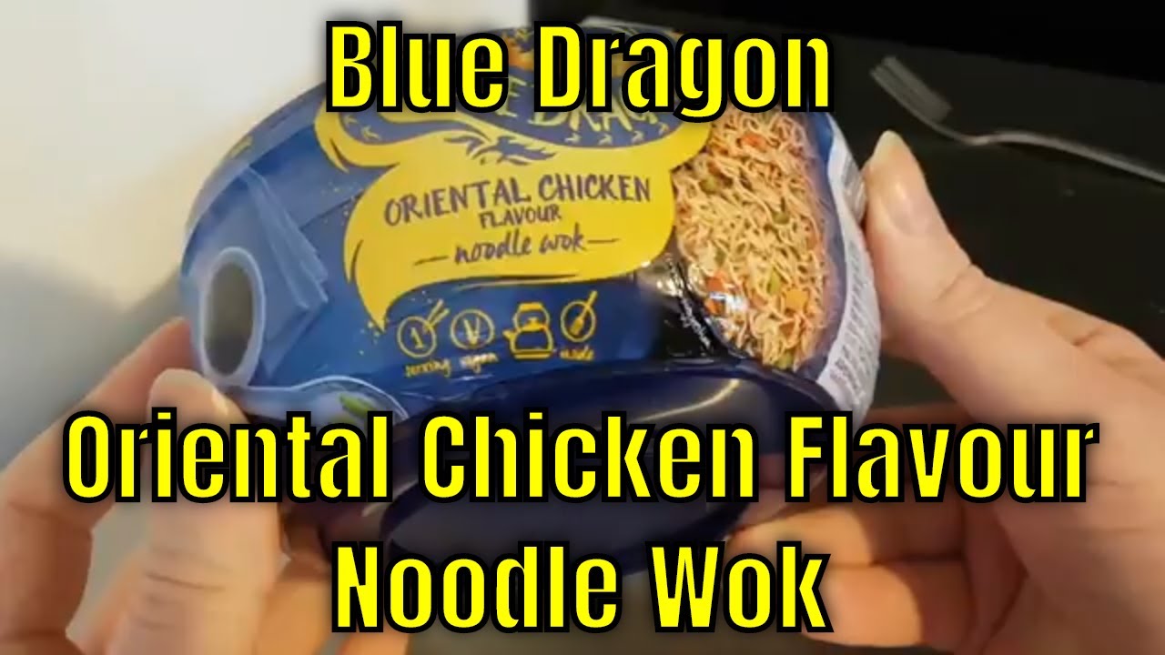 Blue Dragon - Oriental Chicken Flavour Noodle Wok 65g - YouTube