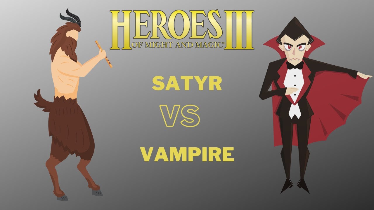 Heroes 3 - 7000 Satyrs VS 7000 Vampires - YouTube