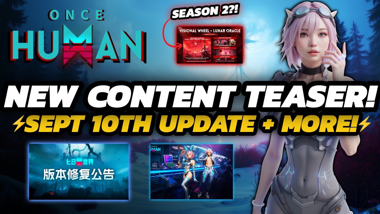 Once Human - NEW Season 2 UPDATE?! | Content ROADMAP Adjustments & MORE ...
