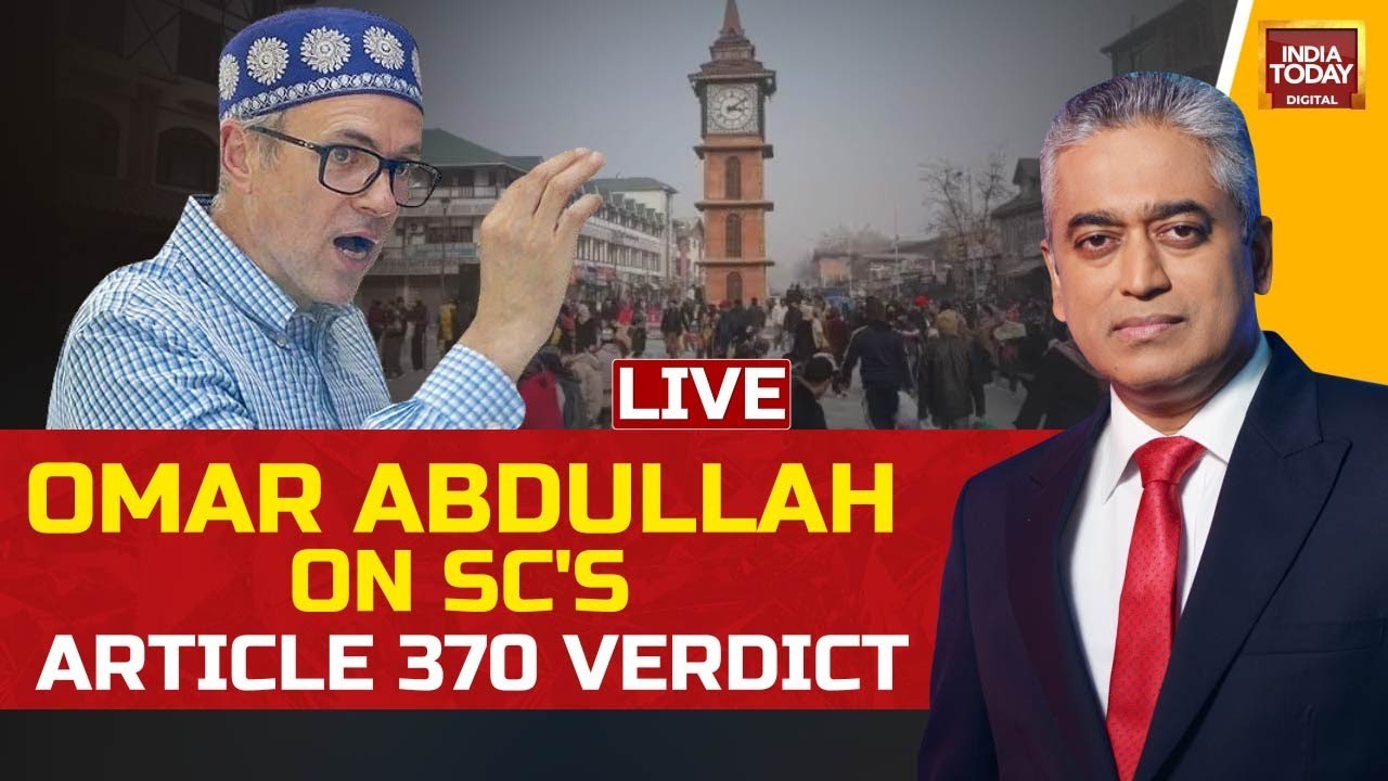 LIVE: Rajdeep Sardesai Exclusive Interview With Omar Abdullah |Omar ...