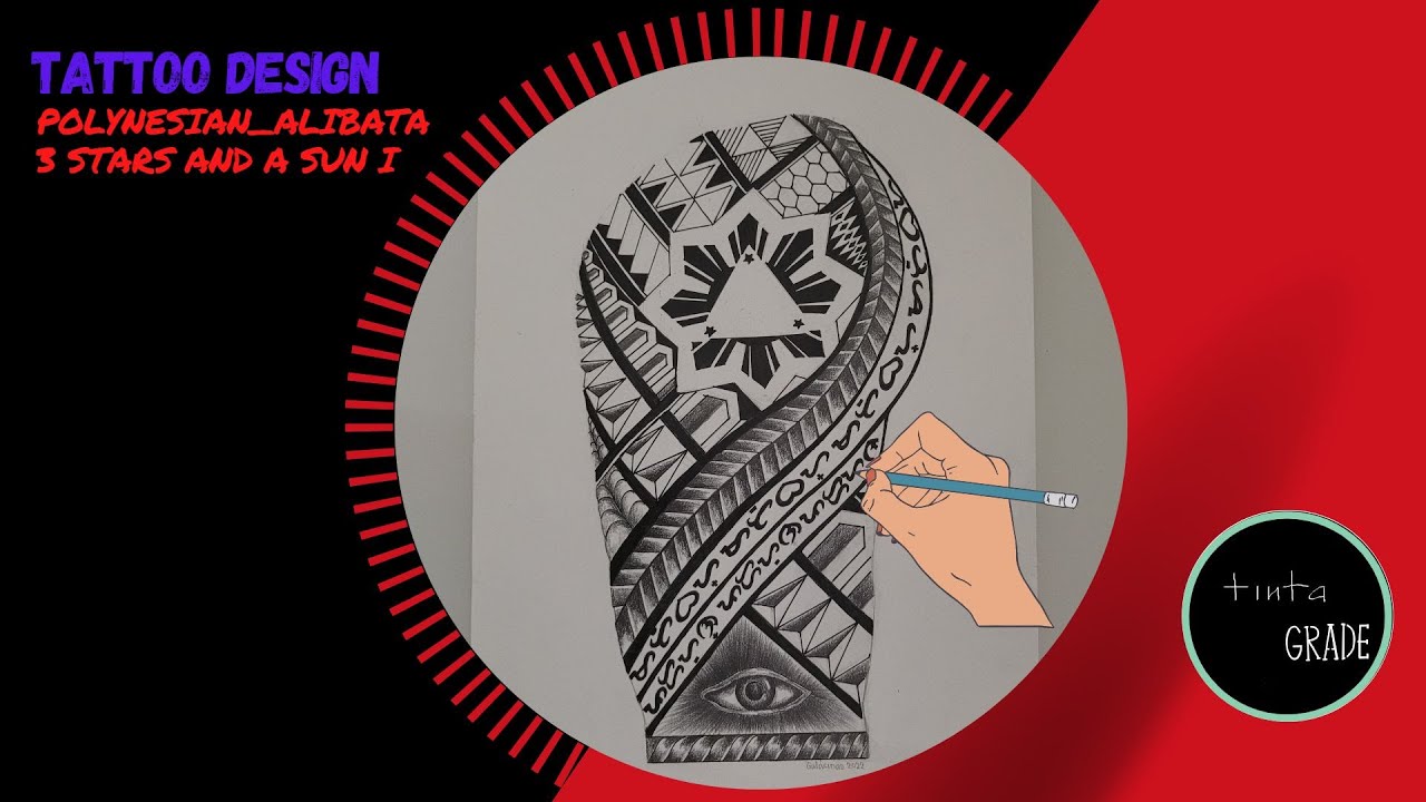 Custom Tattoo Design | Polynesian Alibata - YouTube