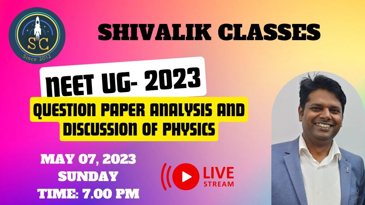 NEET 2023 Physics Paper Solution & Answer Key 🔥 | NEET 2023 Paper Discussion 💯 | #neet2023 - YouTube