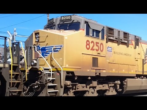 Trains In Emmaus PA (Ft UP 8250) 9/2/22 - YouTube