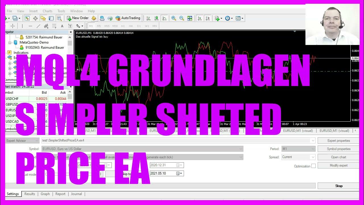 MQL4 TUTORIAL GRUNDLAGEN - 114 SIMPLER SHIFTED PRICE EA - YouTube