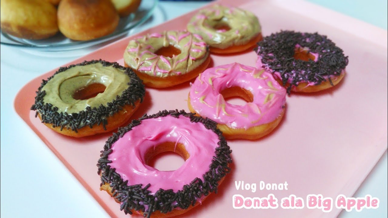 Resepi Donat Topping Ala Big Apple - YouTube