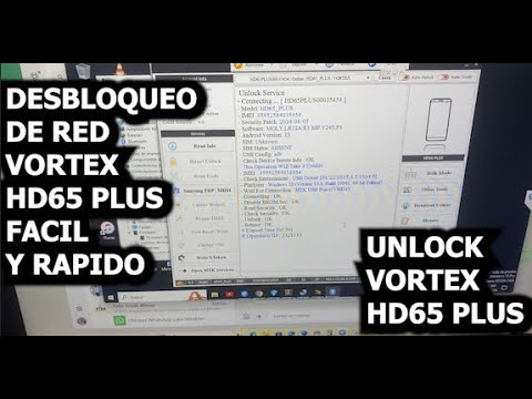 DESBLOQUEO DE RED VORTEX HD65 PLUS FACIL Y RAPDIO / UNLOCK VORTEX HD65 PLUS - YouTube