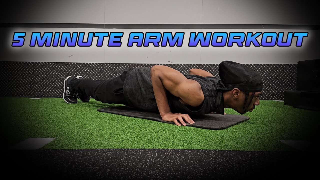 5 MINUTE ARM WORKOUT | Follow Along - YouTube