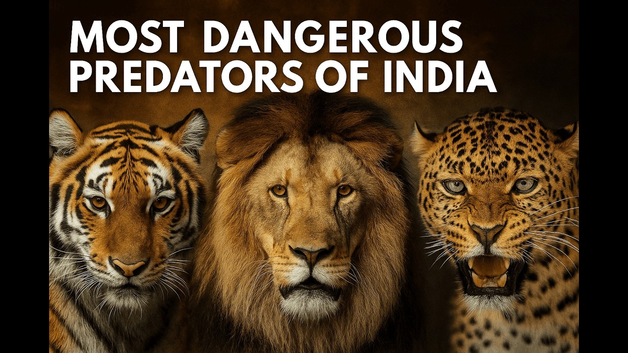 India’s Deadliest Predators: Leopard, Bengal Tiger & Asiatic Lion ...
