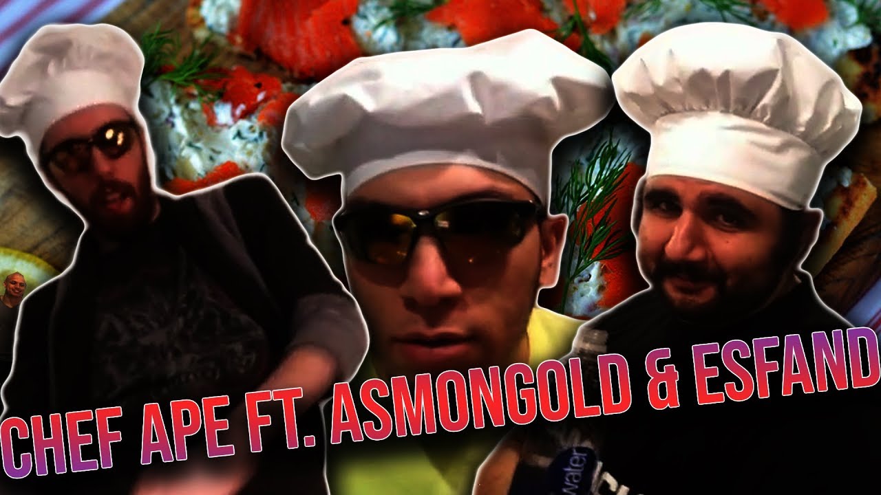 ASMONGOLD EATING FISH FOR THE FIRST TIME - CHEF APE ft. ESFANDTV - YouTube