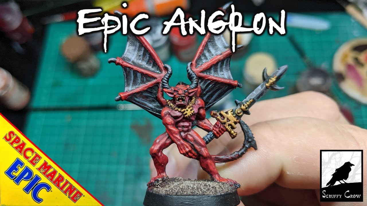 Painting Up My Epic Angron, Primarch Of The Worldeaters! - YouTube