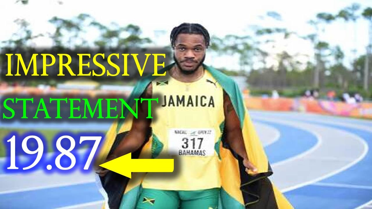 ANDREW HUDSON DESTROYS THE FIELD TO WINS 200M AFTER DENIED BIG STAGE ...