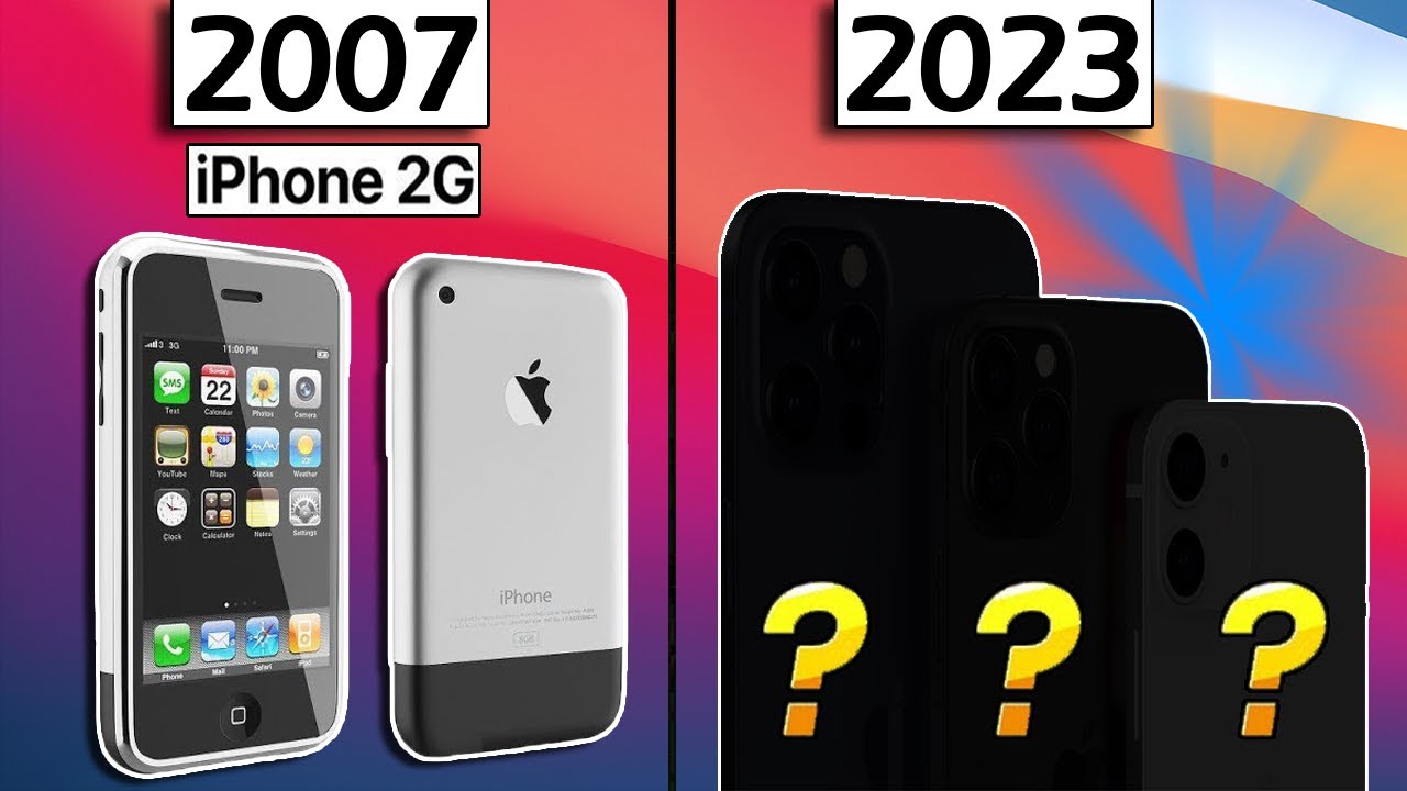 15 ANOS DE IPHONE- Conheça A Evolução Completa De Todos Os Modelos 2007 ...