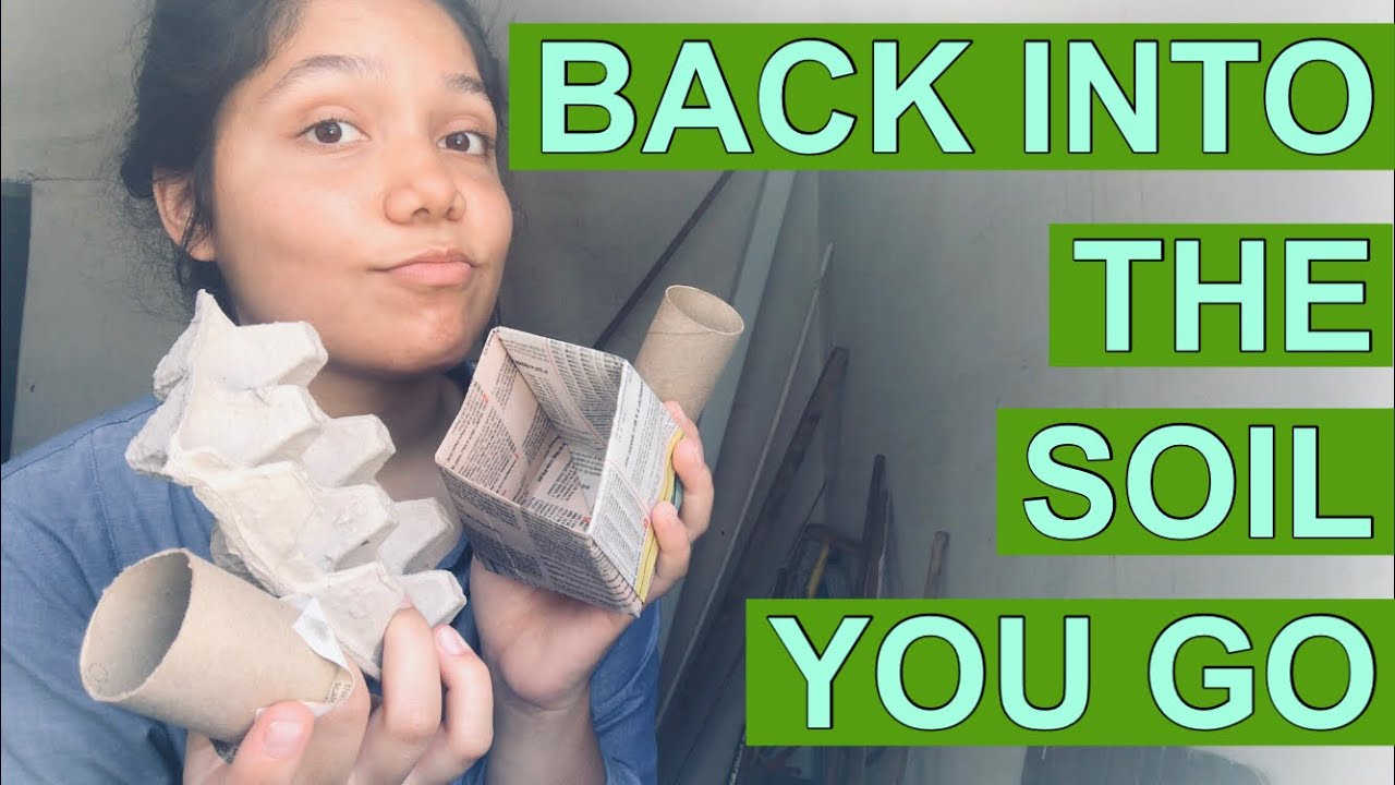 Homemade BIODEGRADABLE POTS | PART 1 | - YouTube