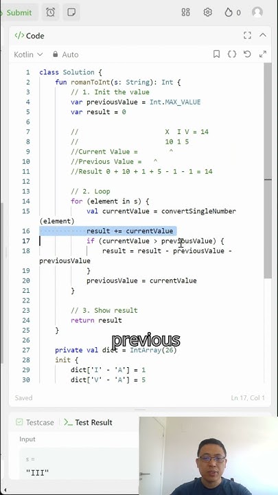 Roman To Integer English Algorithm Array Leetcode Coding Romantointeger Programming