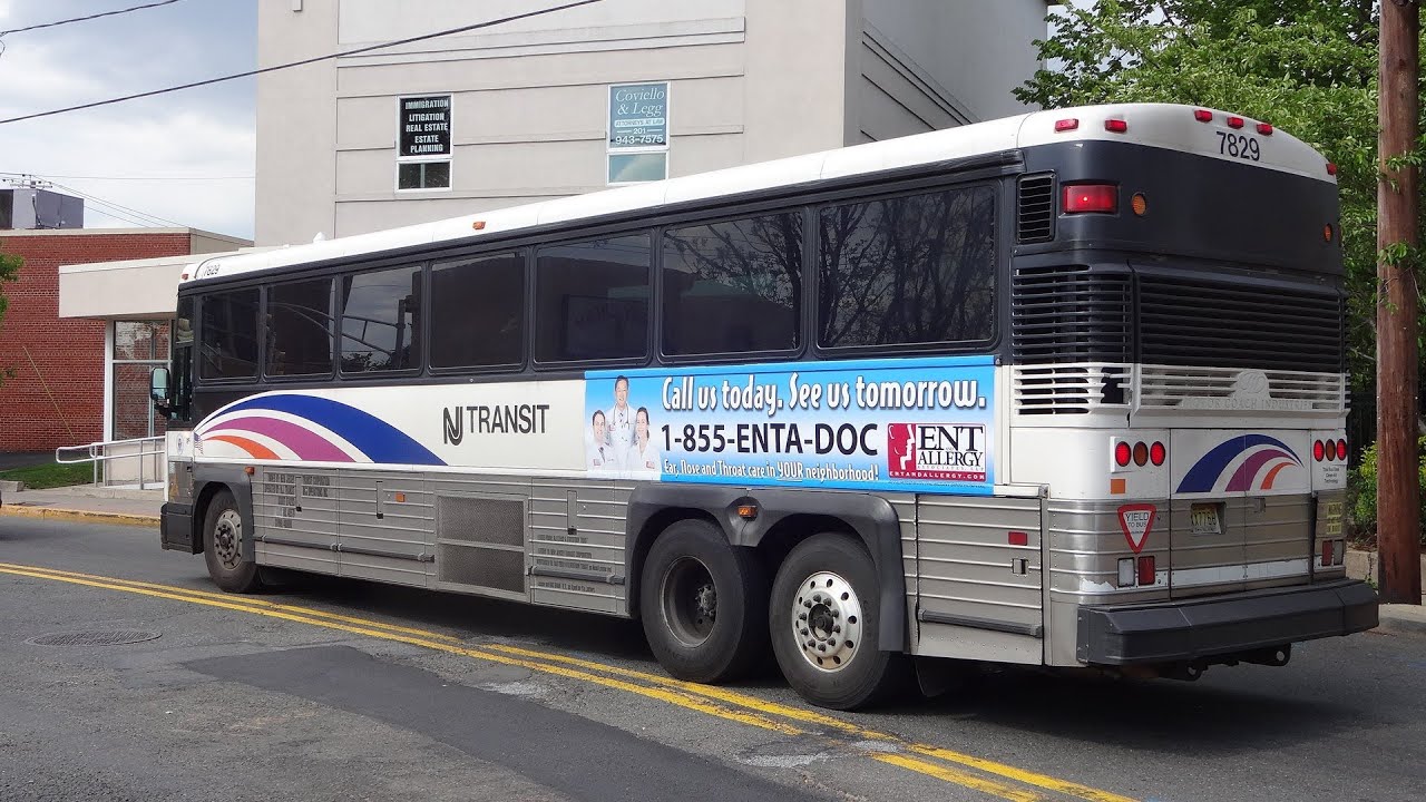 NJT MCI D4000 #7829 on the 166 to NY (Inside) in HD - YouTube