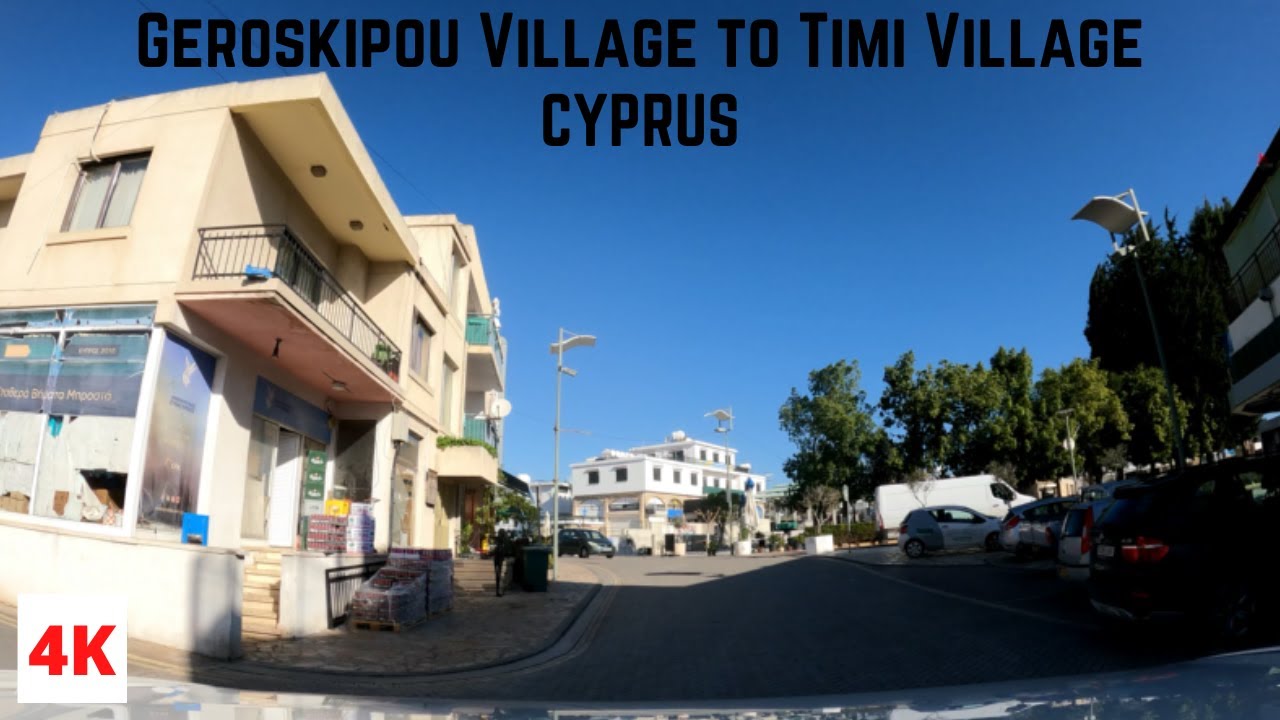 DRIVING from GEROSKIPOU VILLAGE to TIMI VILLAGE in CYPRUS - YouTube