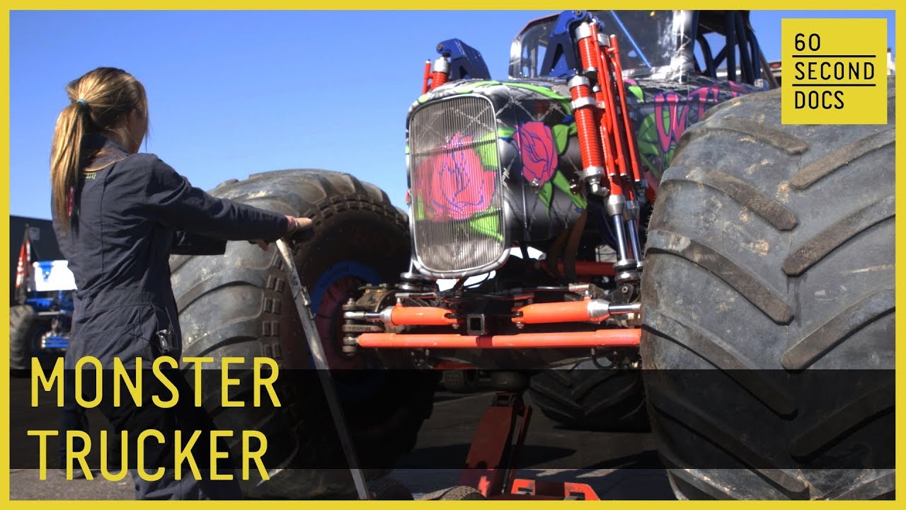 Monster Trucker | Driver Rosalee Ramer // 60 Second Docs - YouTube