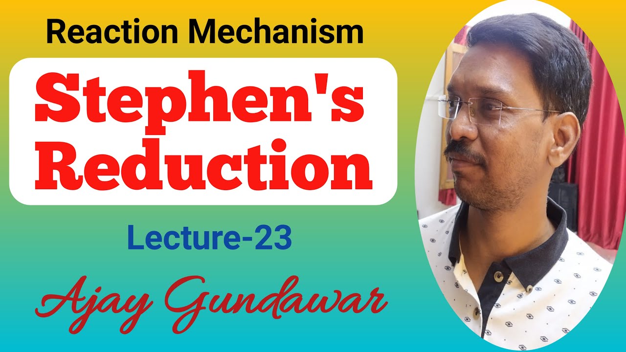 Stephens Reduction | Only Aldehyde Preparation | NEET/JEE - YouTube