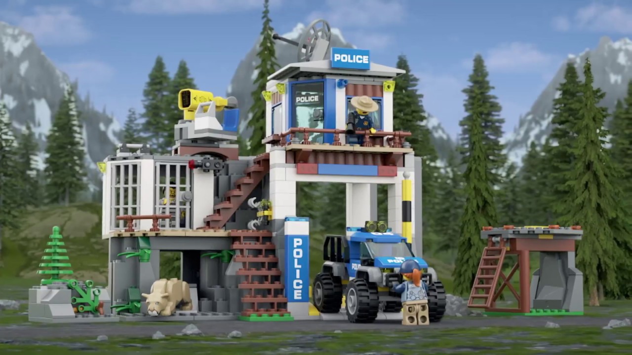 LEGO® City 60174 - Полицейский участок в горах - YouTube