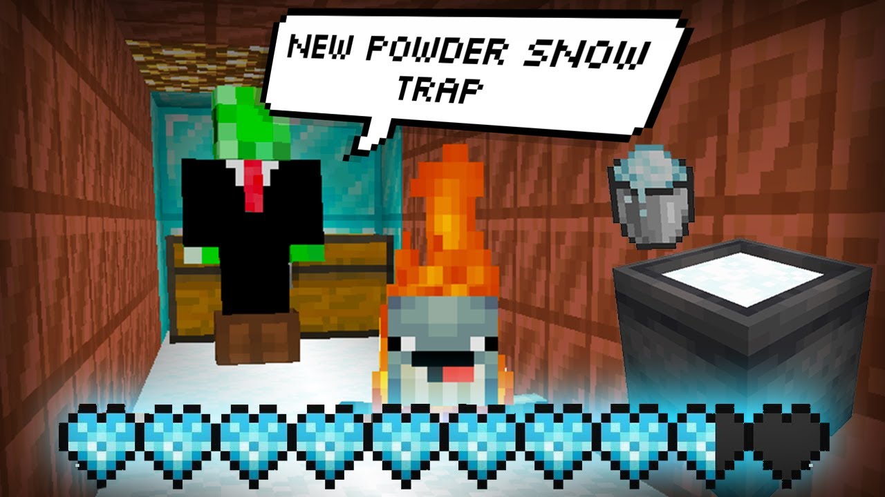 Minecraft 1.17 Snapshot 20w46a Powder Snow, Freezing Damage Screen ...