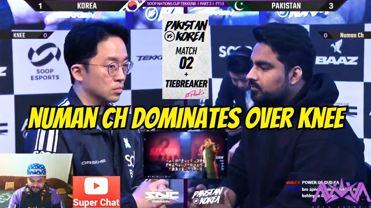 Knee (Bryan) VS Numan Ch (Steve) Pakistan Vs Korea: Match 5 Day 3 ...