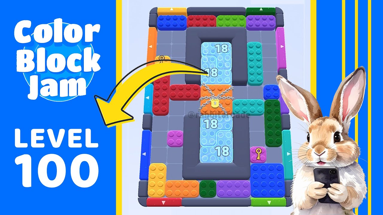 Color Block Jam Level 100 Solution Walkthrough - YouTube