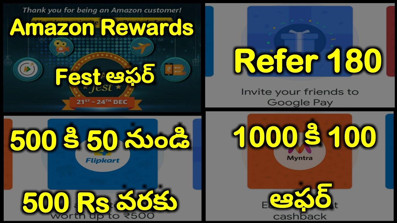 Google Pay 2 New Scratch Cards !! New Amazon Rewards Fest,Google Pay ...