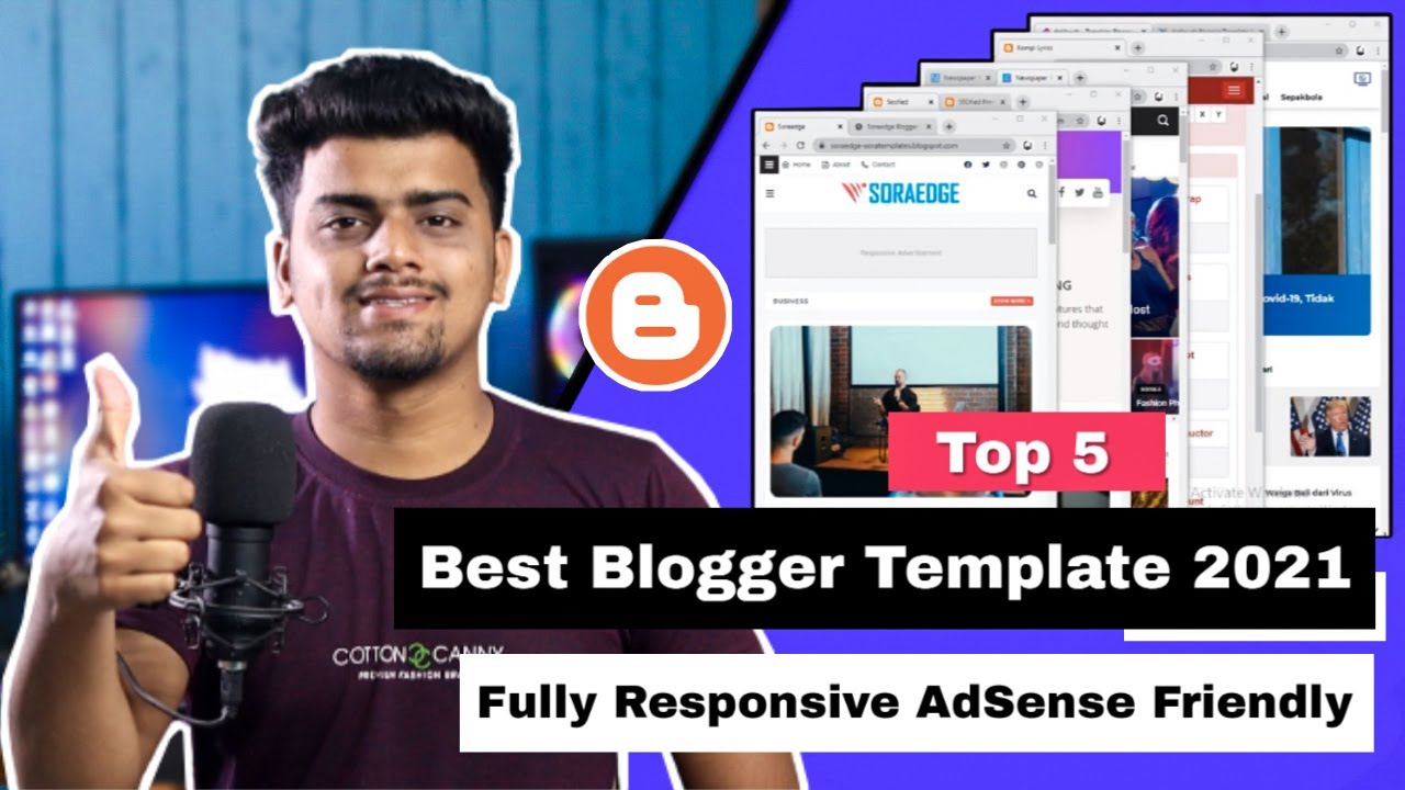 Best Blogger Templates of 2021 | SEO Fast Loading AdSense Friendly ...