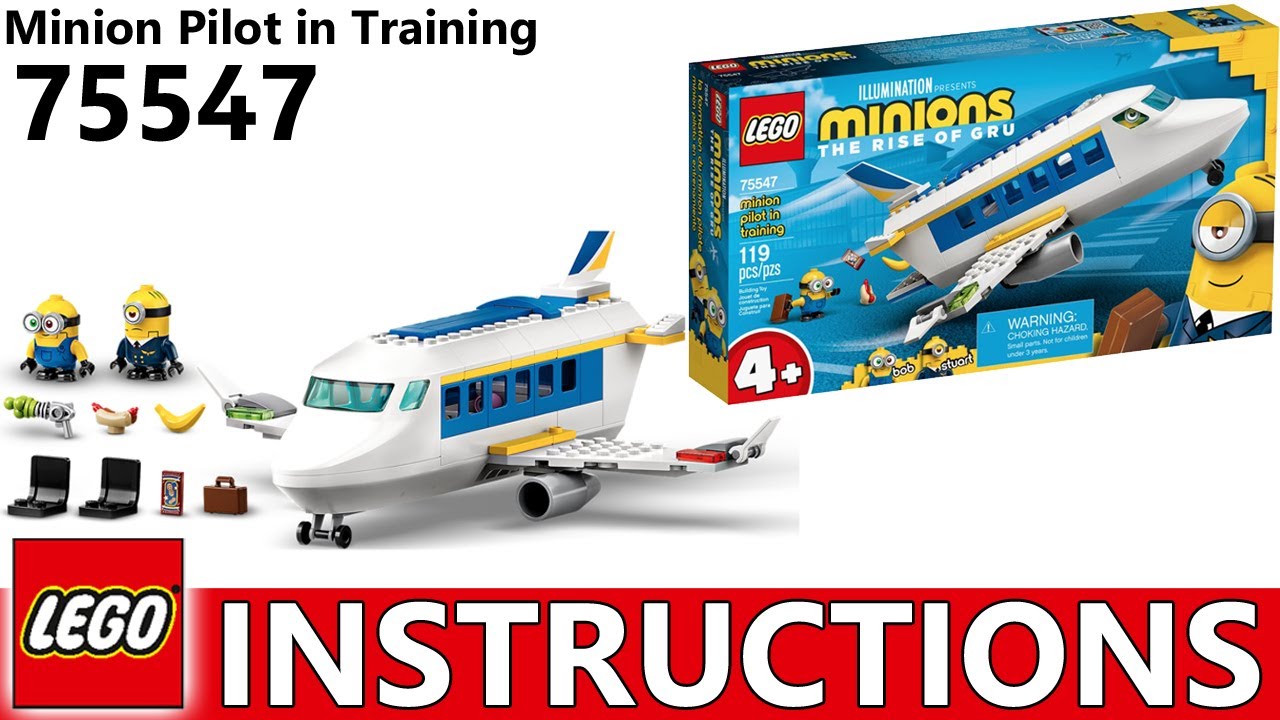 How to Build LEGO 75547 | Minion Pilot in Training | Minions | LEGO ...
