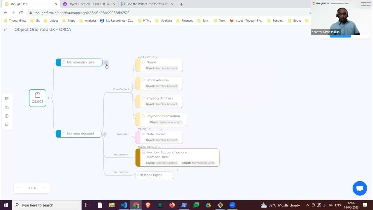 How to make a OOUX Object Map in ThoughtFlow - YouTube