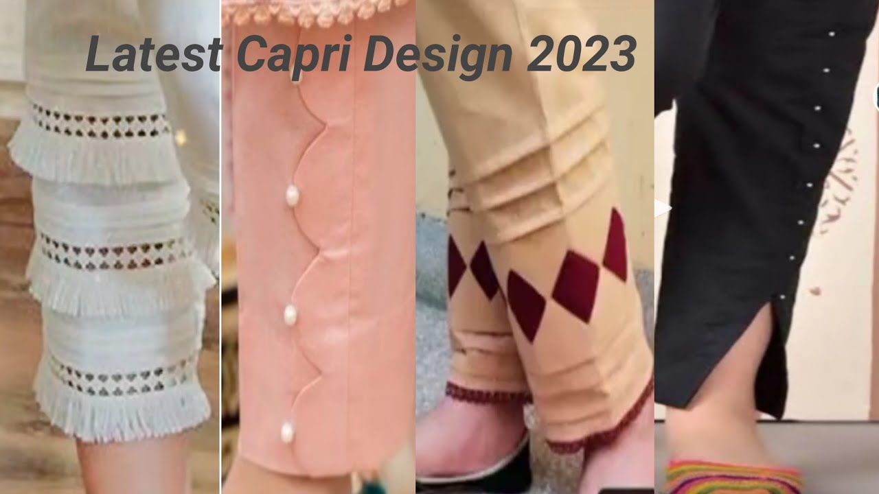 Most Popular Stylish Trouser Designs 2023|Trouser K Designs| Poncha ...