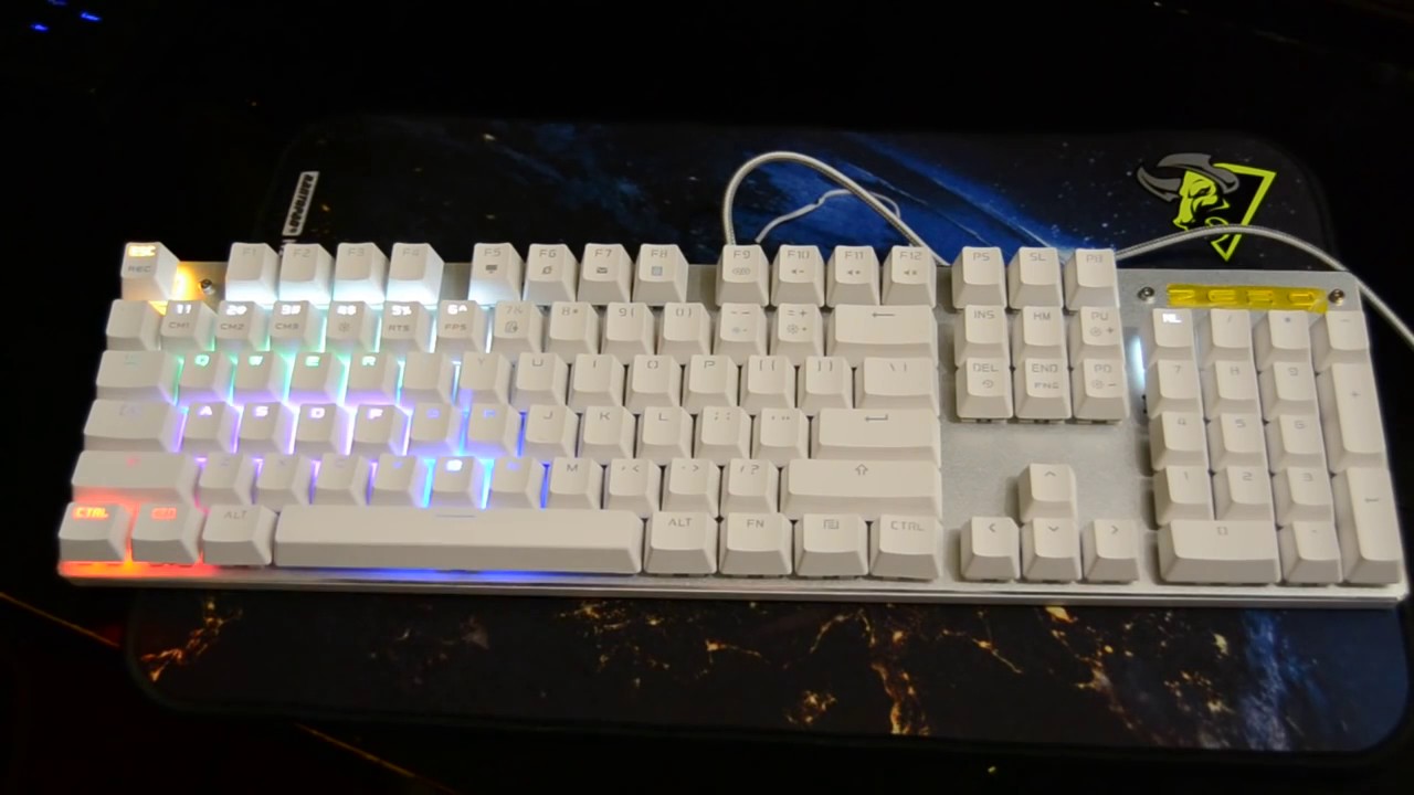 metoo ZERO mechanical keyboard 104keys - YouTube