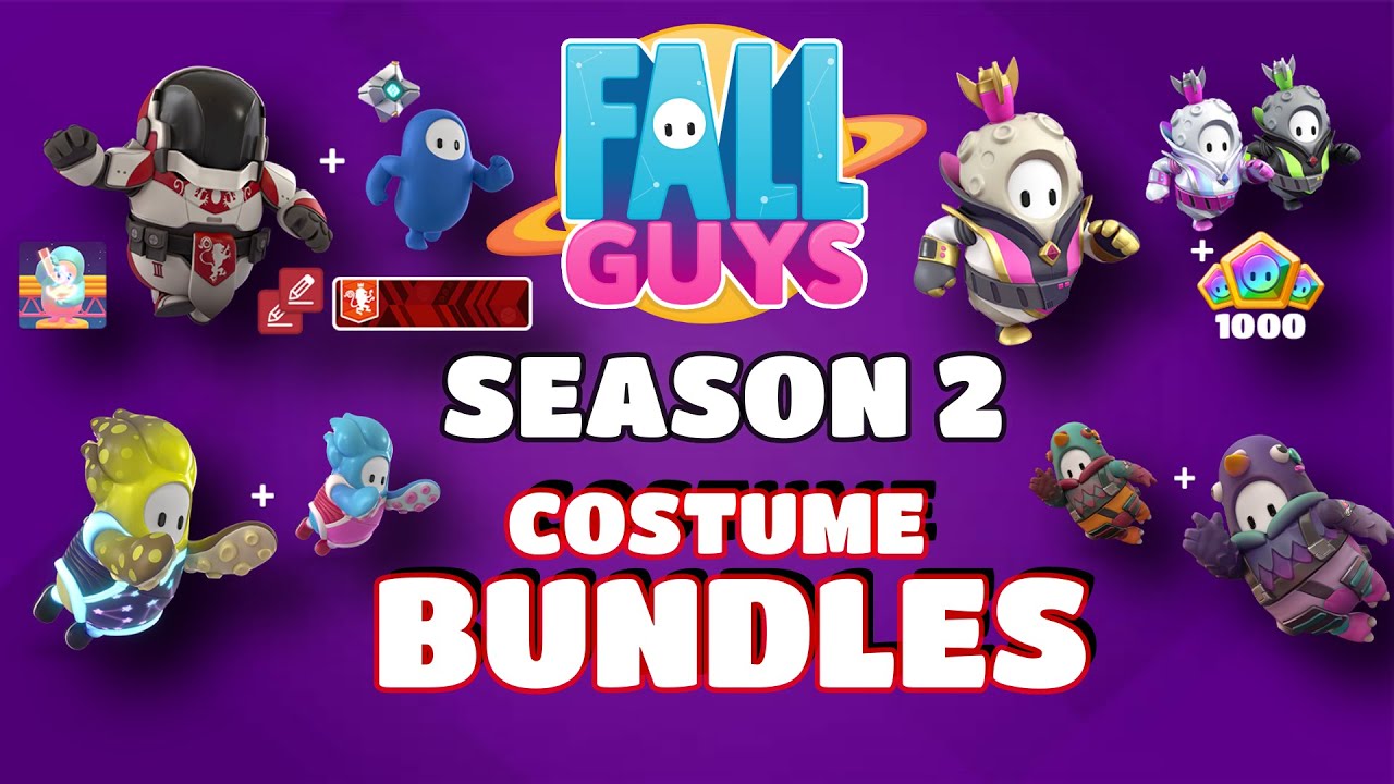 FALL GUYS SEASON 2 COSTUME BUNDLES | 23+ Bundles - YouTube