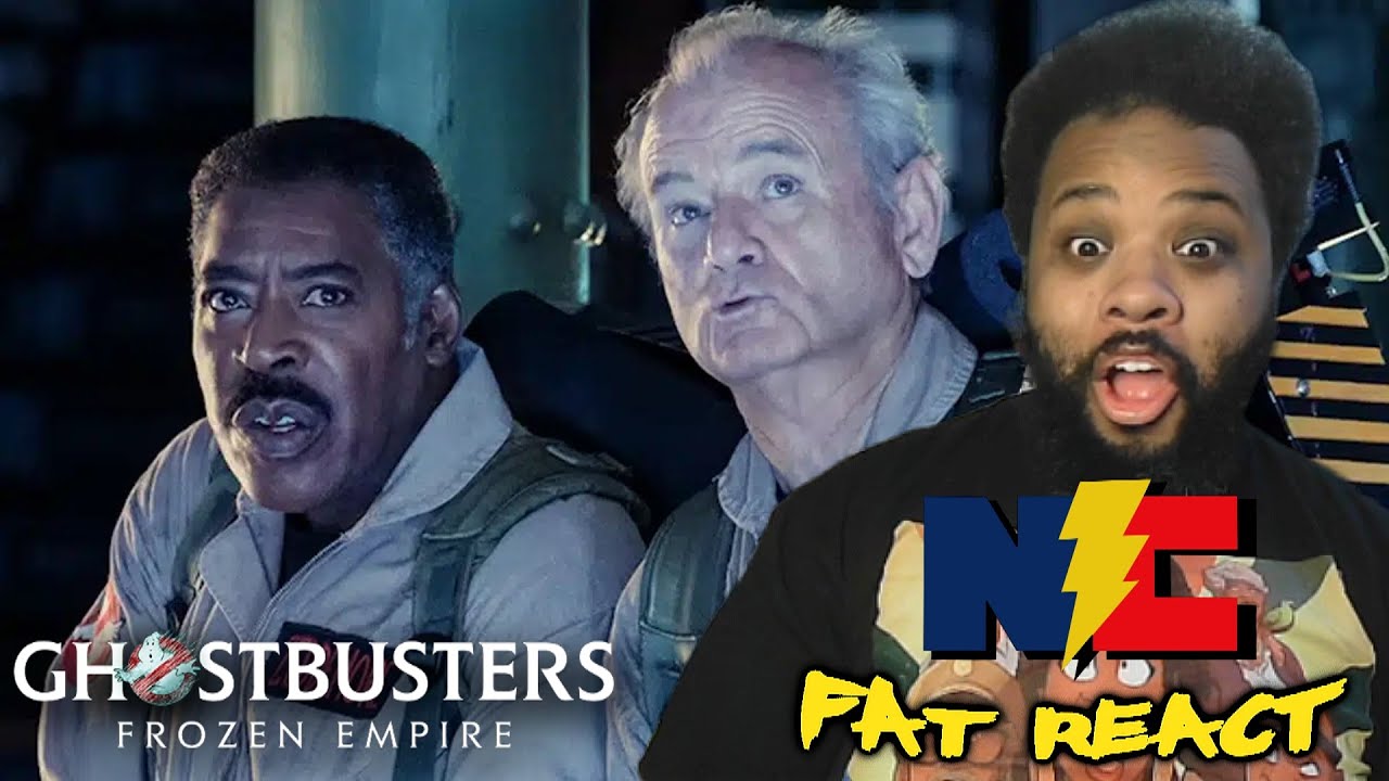 Ghostbusters Frozen Empire Official Trailer REACTION!!! -The Fat REACT ...