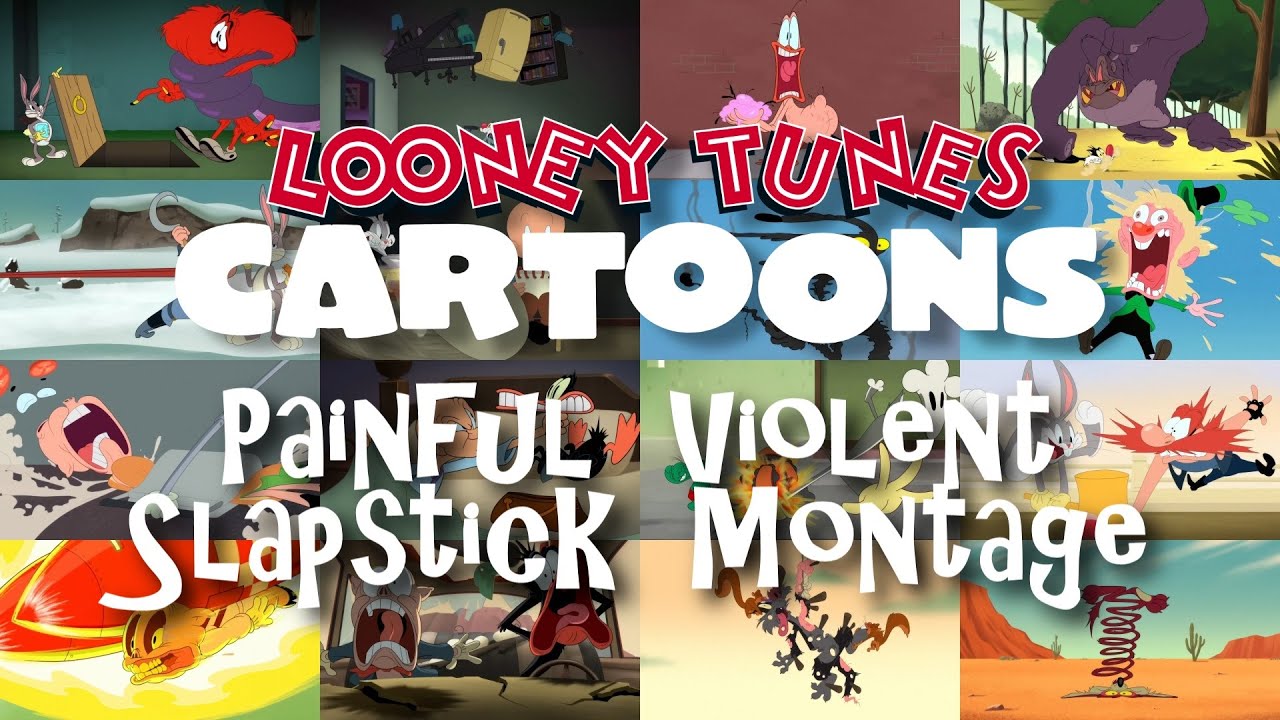 Looney Tunes Cartoons: Painful Violent Slapstick Montage - YouTube