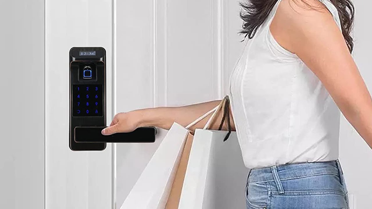 HARFO Fingerprint Door Lock - YouTube