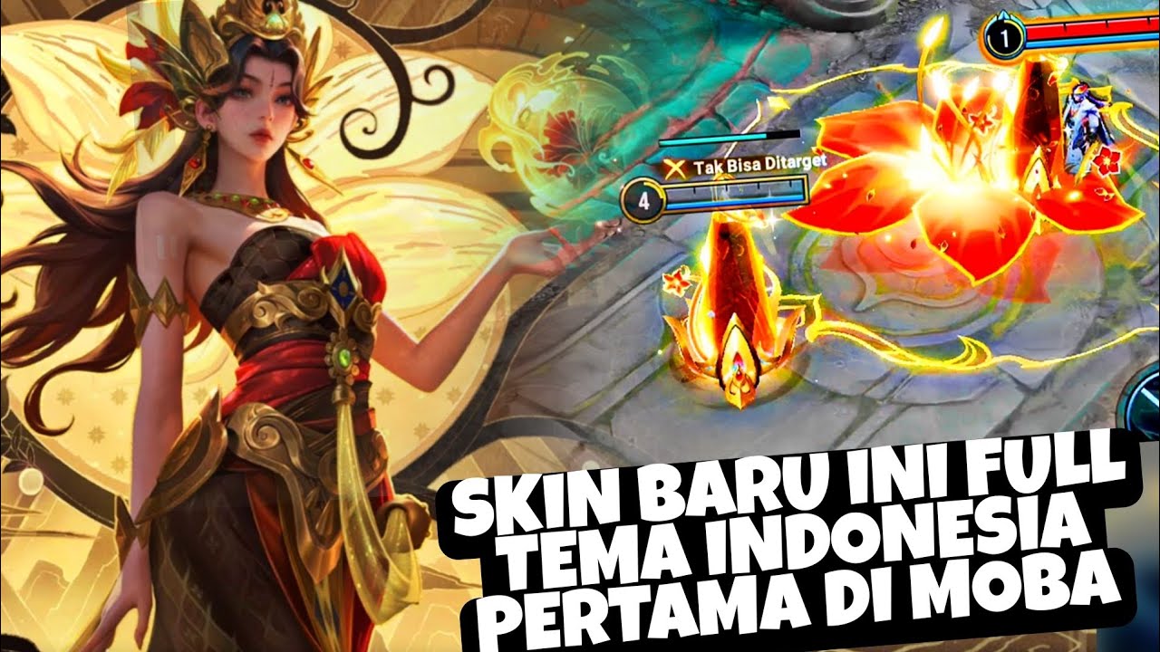 SKIN BARU INI FULL TEMA INDONESIA PERTAMA DI MOBA - YouTube