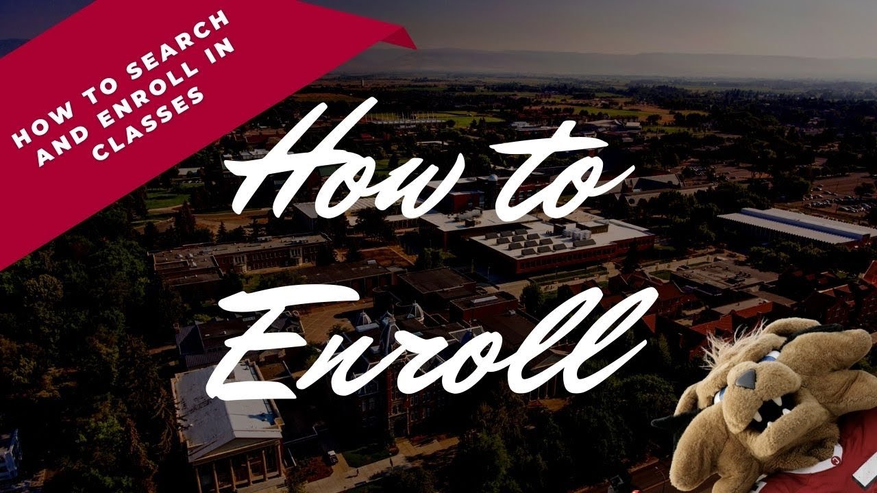 How to Search and Enroll in Classes - YouTube